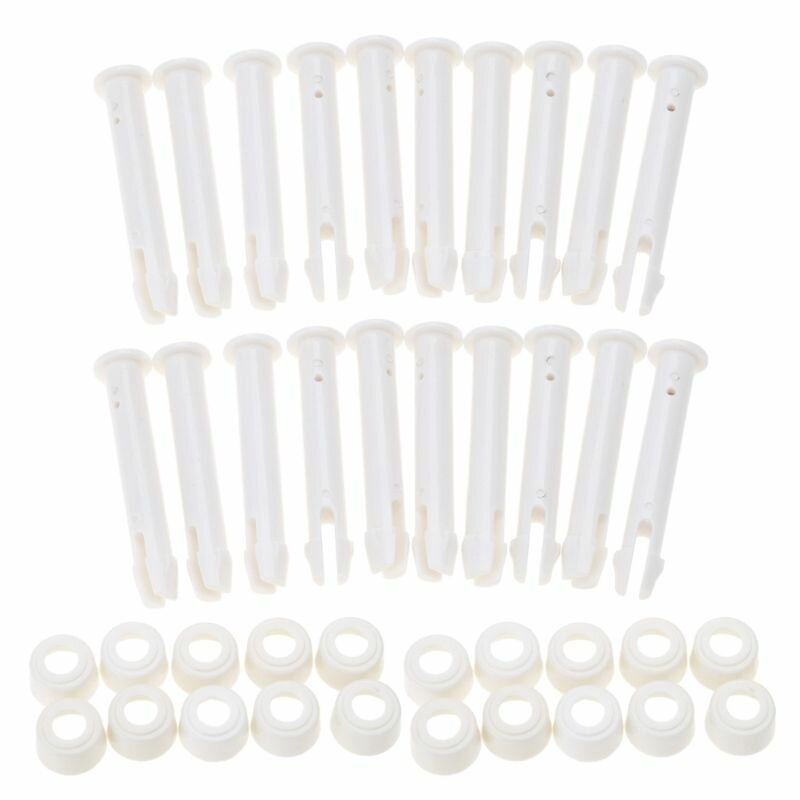 20 штук аксессуаров для бассейна: болт, пробка, пластиковый соединительный штифт 5.5/6см, - 6cm