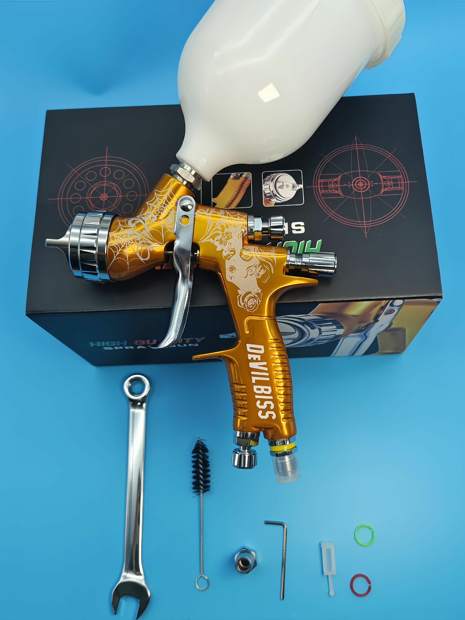 Краскопульт пневматический DEVILBISS GTI PRO LITE ТЕ110