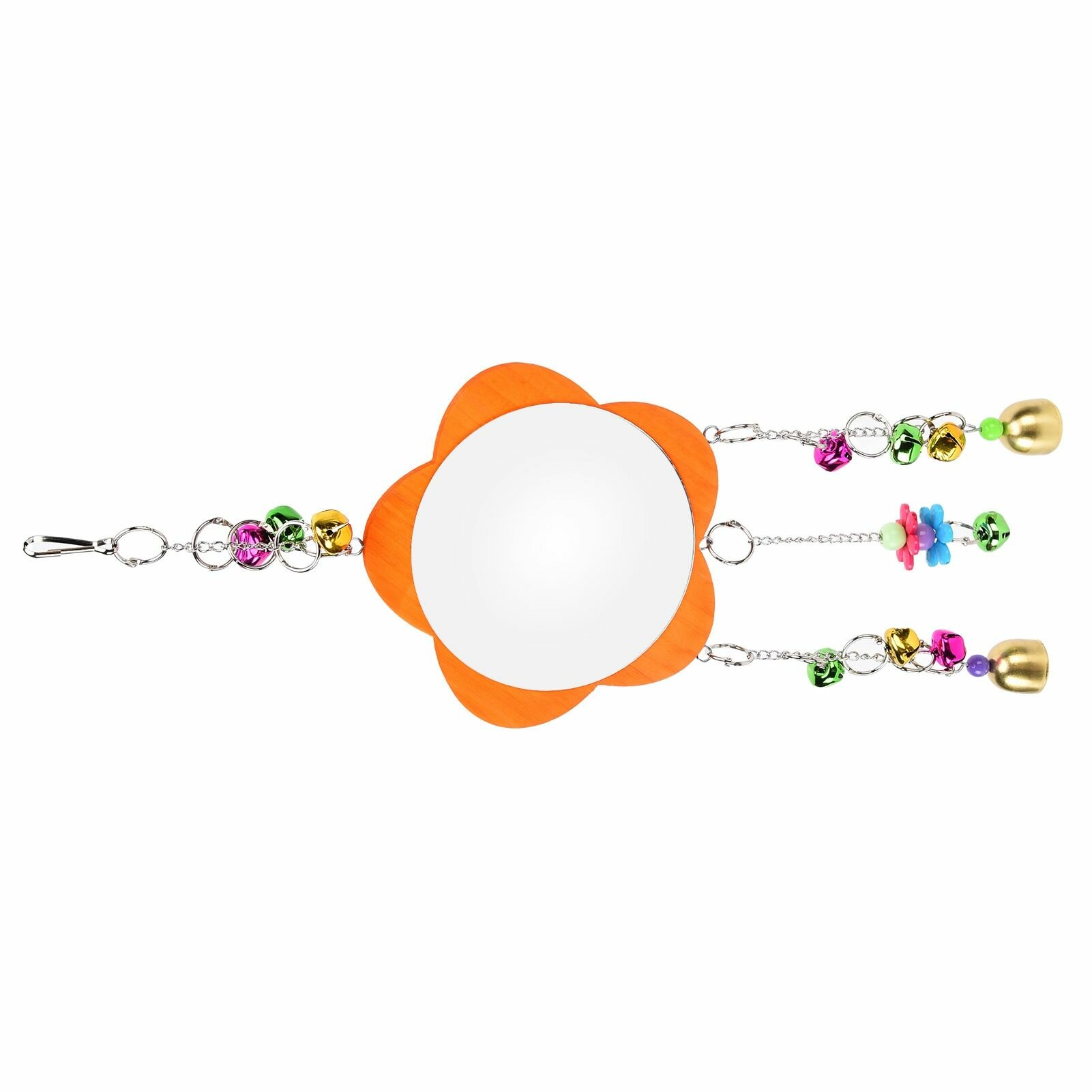 Зеркало с игрушками из курицы