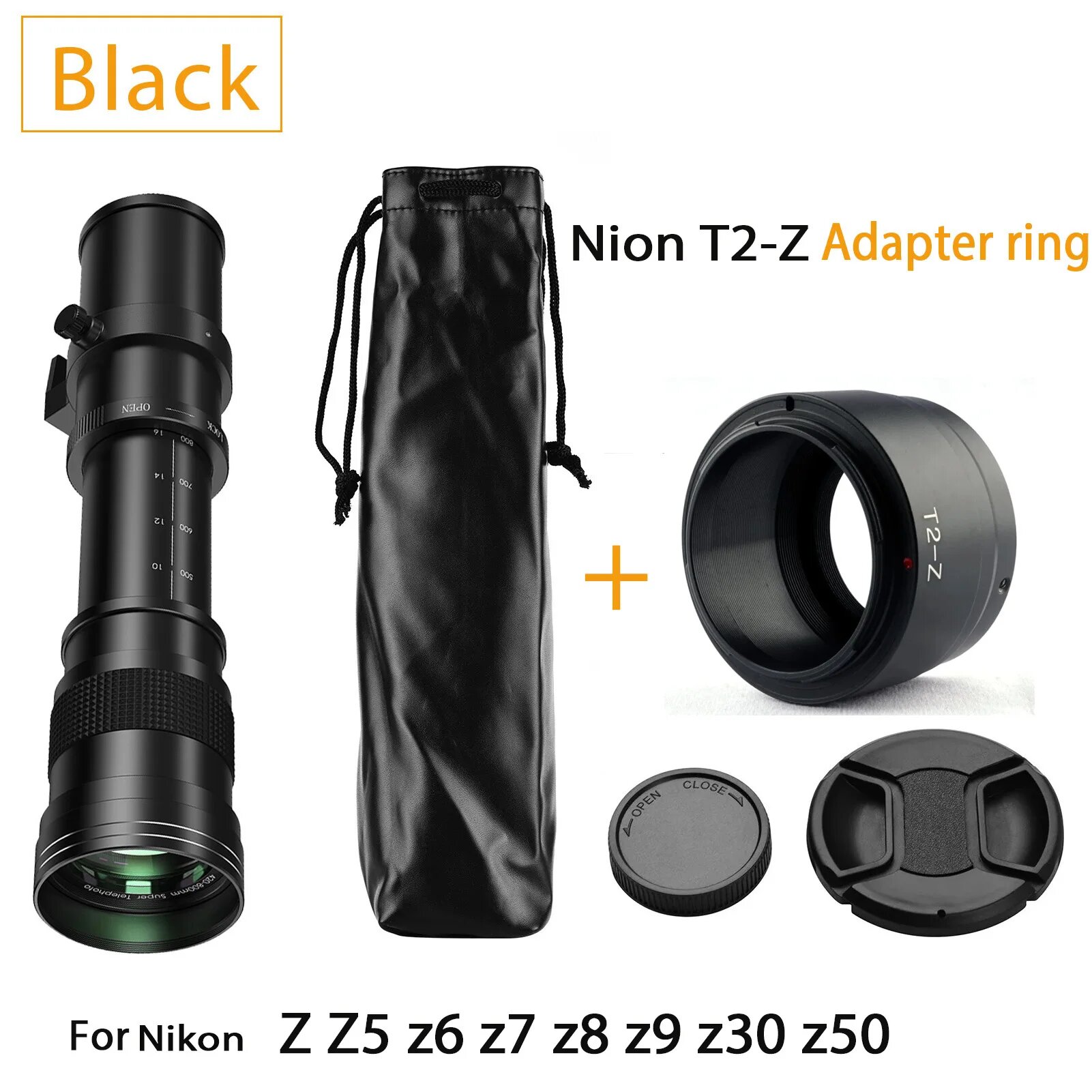 Lightdow 420-800 мм ручной телеобъектив для Canon Nikon Sony Olympus Pentax for Nikon Z mount 1