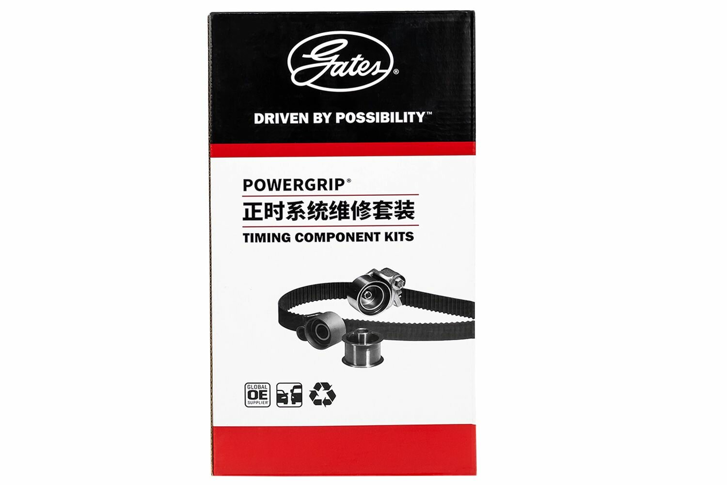 Комплект ремня ГРМ с роликами CHINA ORIGINAL GATES для 16-клапанных Лада Ларгус с двигателем K4M