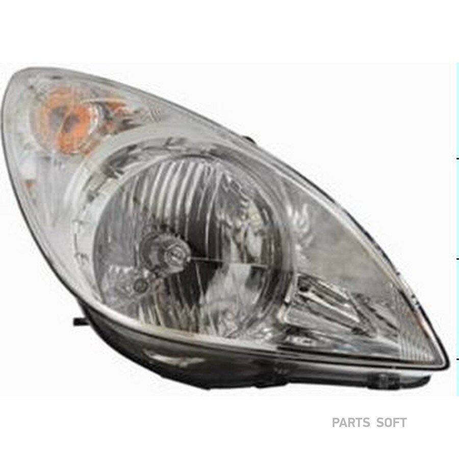 Фара прав HYUNDAI: i20 08-12 с рег. мотор от официального дистрибьютора, DEPO, артикул 2211151RMLDEM