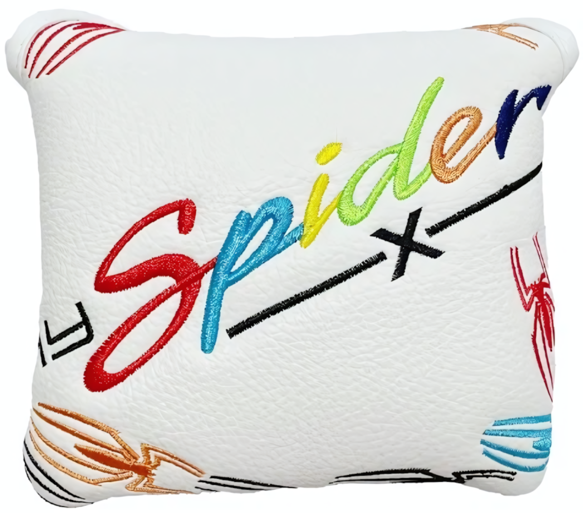 Чехол клюшки для гольфа My Spider X c магнитной застежкой, 12.5х12.5 см, белый