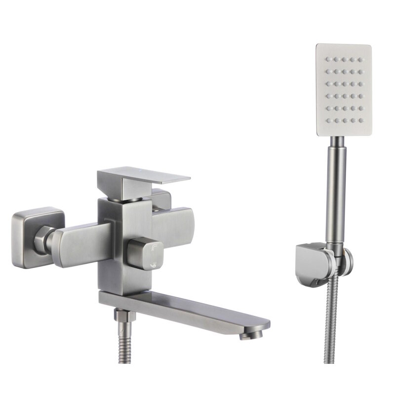 Смеситель для ванны Fmark FS8104, сатин