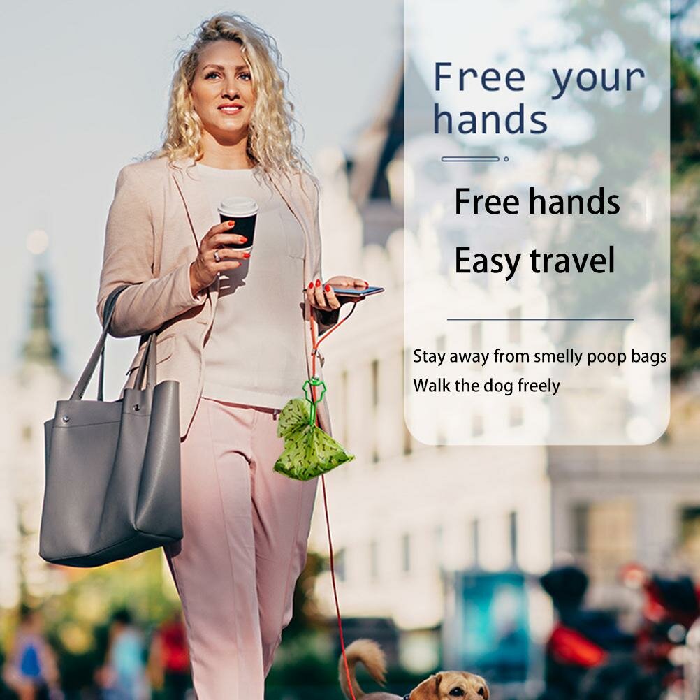 2 шт. держатель для собачьих сумок для какашек на поводке держатель для собачьих сумок для какашек на поводке диспенсеры для туалетных сумок зажим для выгула собаки