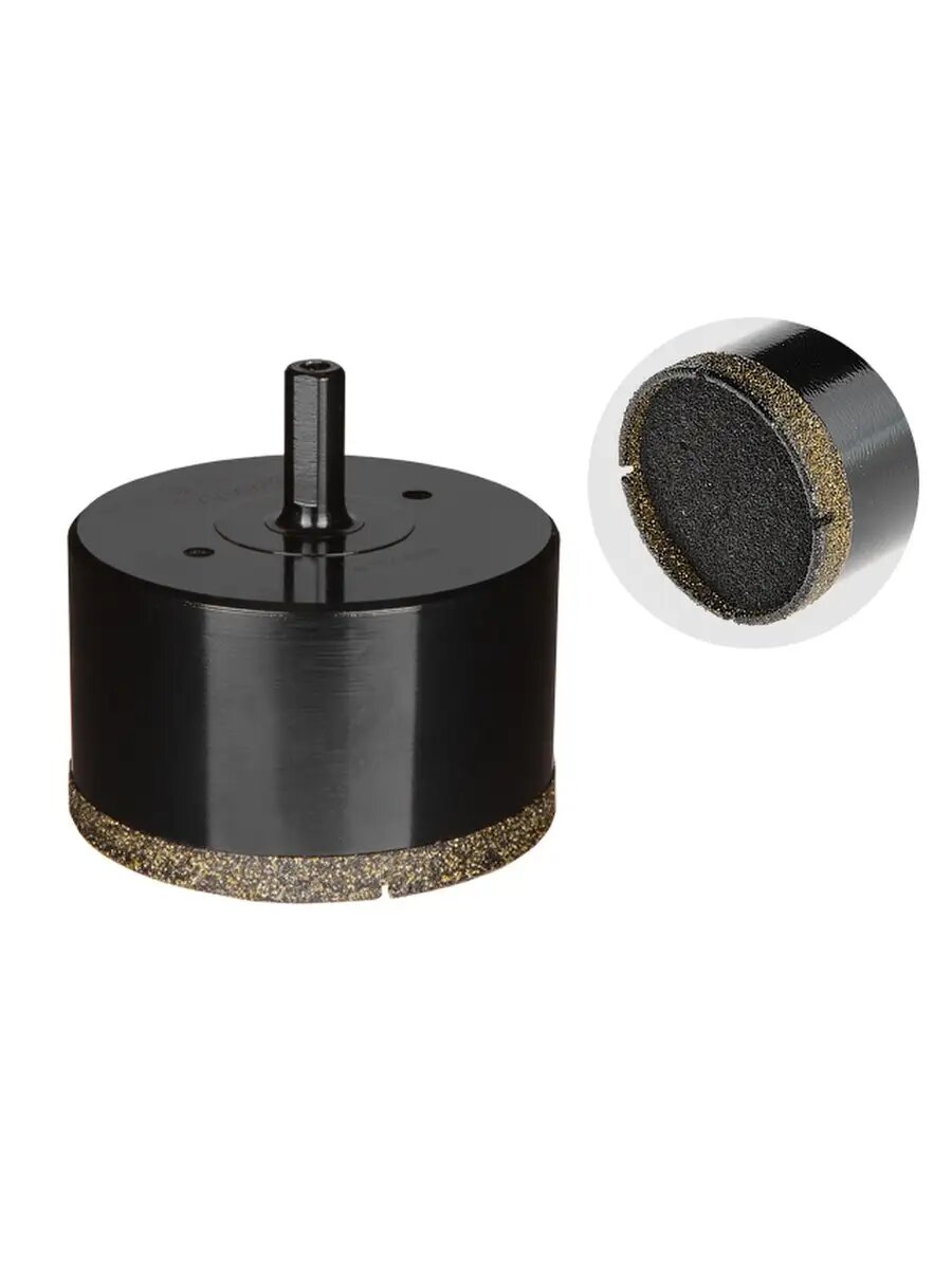 Коронка алмазная d 82мм керамогранит GEPARD (GP2077-82) (сверло алмазное трубчатое по керамограниту)