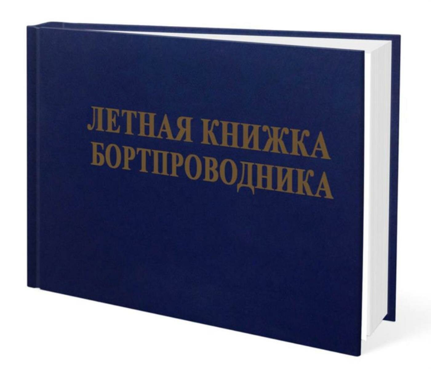 Летная книжка бортпроводника (размер 21 x 15 см)