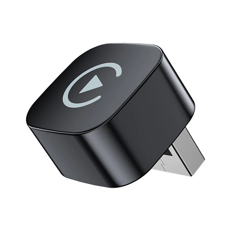 Беспроводной адаптер Carplay с сигнализацией для IPhone Android Auto 2в1, проводный к беспроводному разъему AI Box USB для грузовика, Black