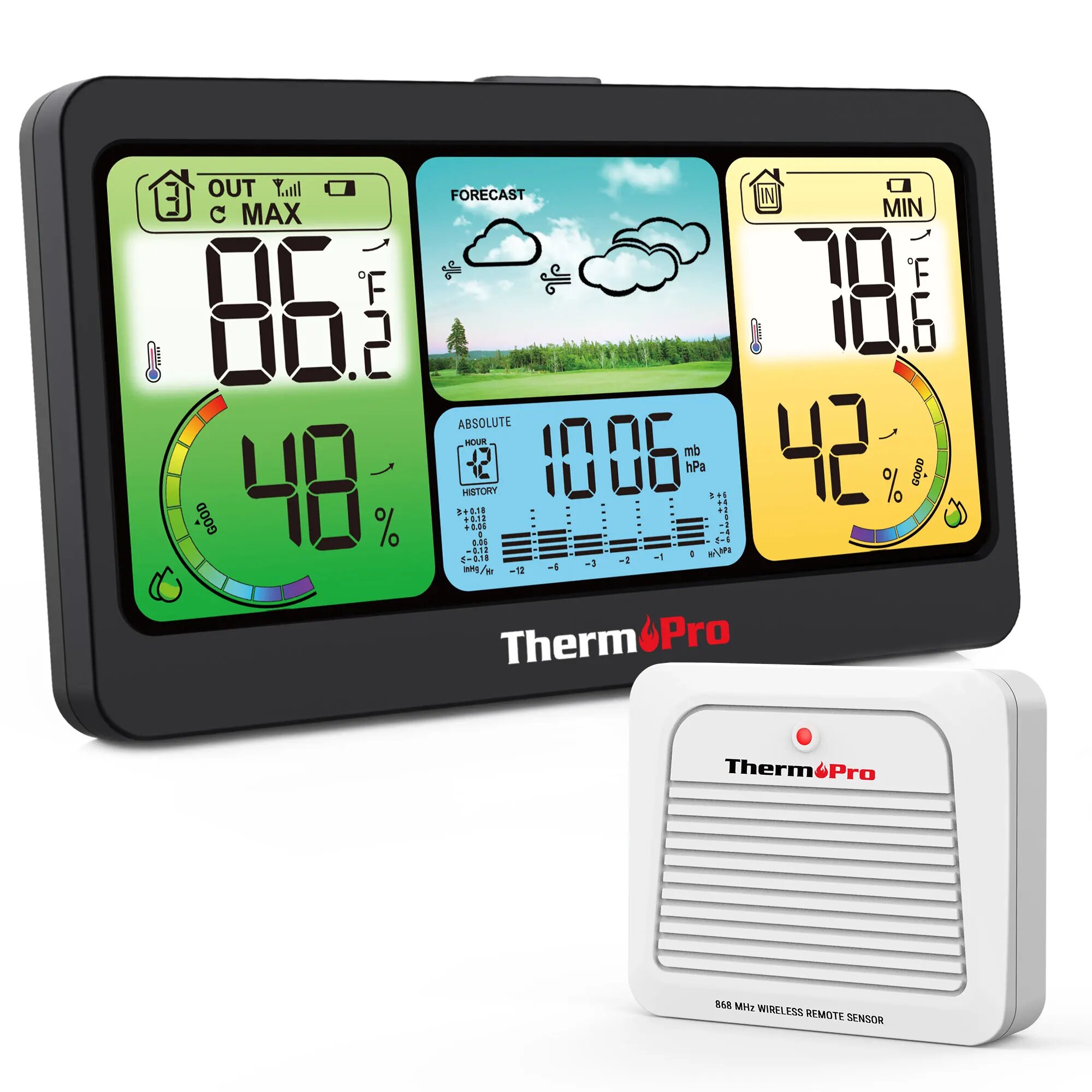 Беспроводной термогигрометр ThermoPro TP280C 300м