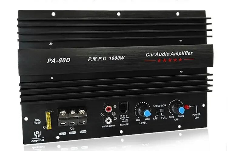 TCXRE PA-80D автомобильный усилитель 1000 Вт