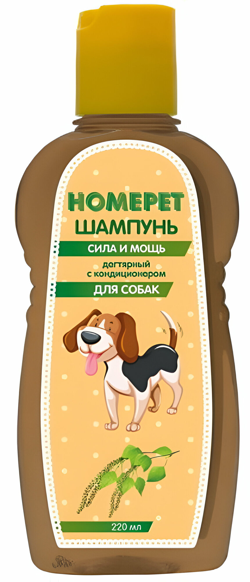 HOMEPET сила И мощь 220 мл шампунь для собак дегтярный с кондиционером