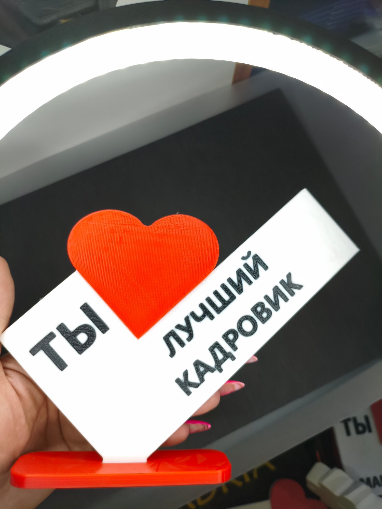 Статуэтка "Ты лучший кадровик", 3D, яркий, экологичный, оригинальный, для подарка