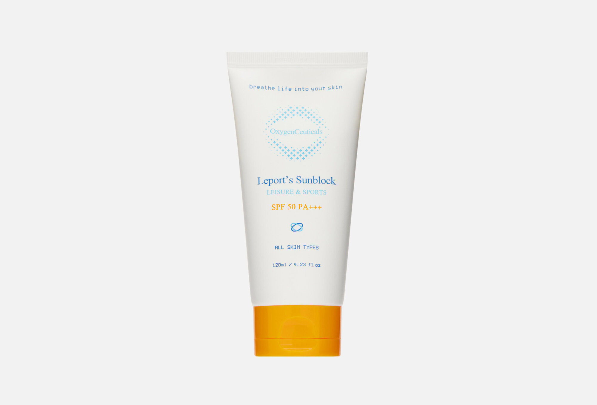 Солнцезащитный водостойкий крем SPF 50 PA+++ OXYGENCEUTICALS Leports Sunblock 120 мл
