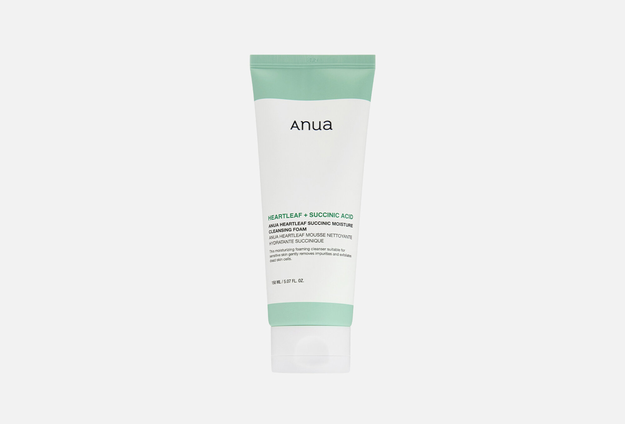 Увлажняющая гель-пенка для лица ANUA HEARTLEAF SUCCINIC 150 мл