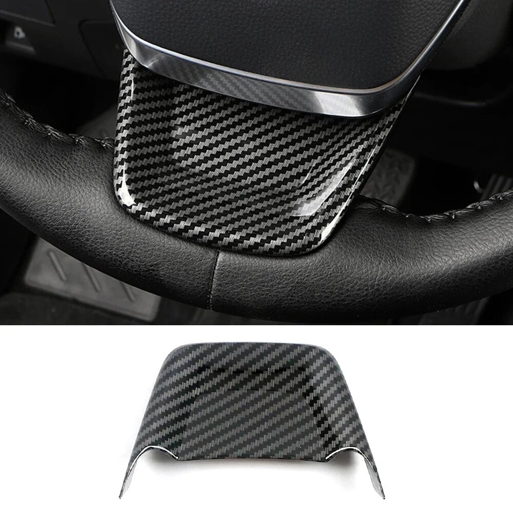Наклейка на руль Carbon Fiber для Toyota Highlander XU70 2020-2025