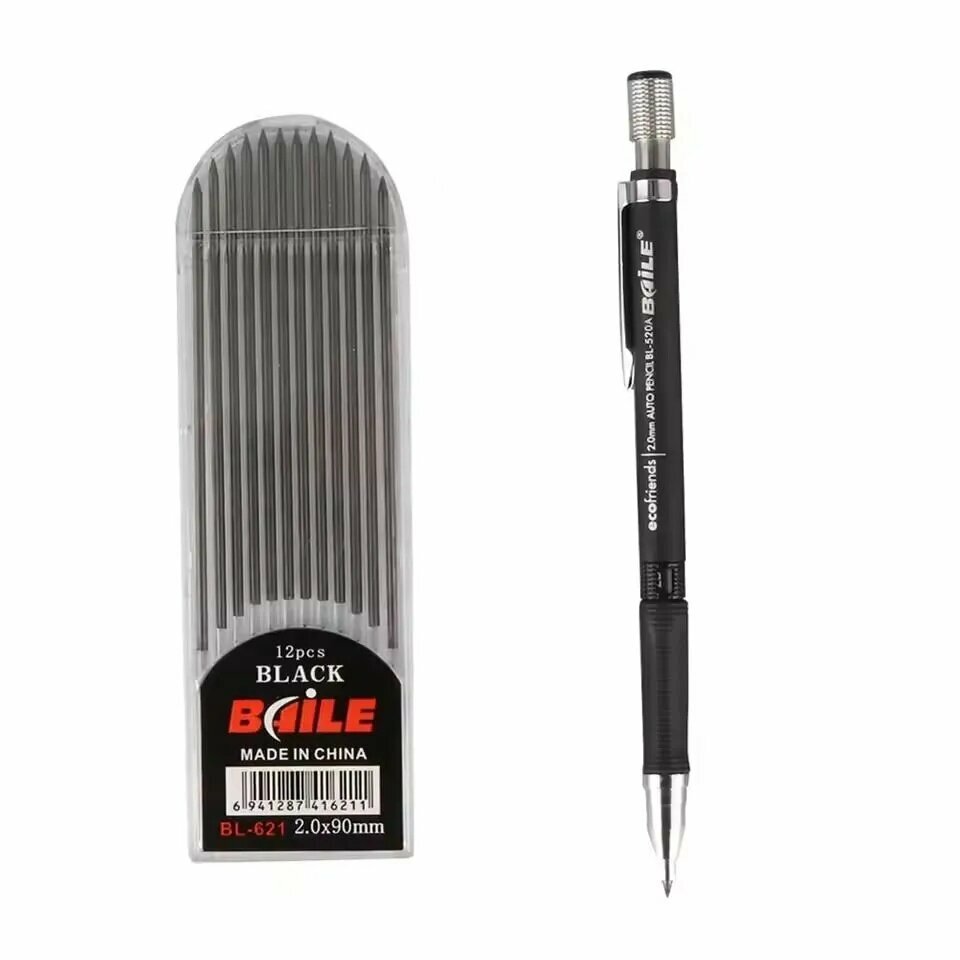 Uniklo Карандаш, твердость: HB (Твердо-мягкий), толщина: 2 мм, 1 шт.