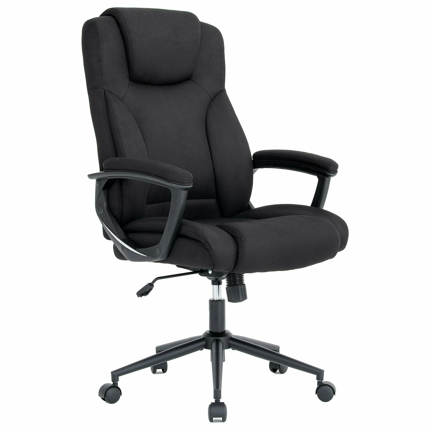 Кресло компьютерное Brabix premium "Adagio Ex-551", ткань, пятилучие металл, черное