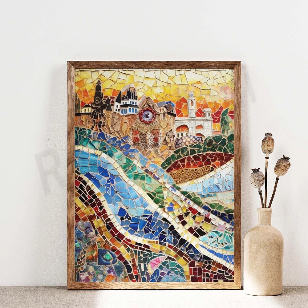 Абстрактный плакат ReachMani на холсте, 4, 70x100cm Canvas