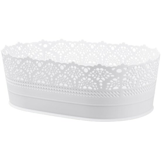 Сухарница Idea ажур 22см М 1190 Белый