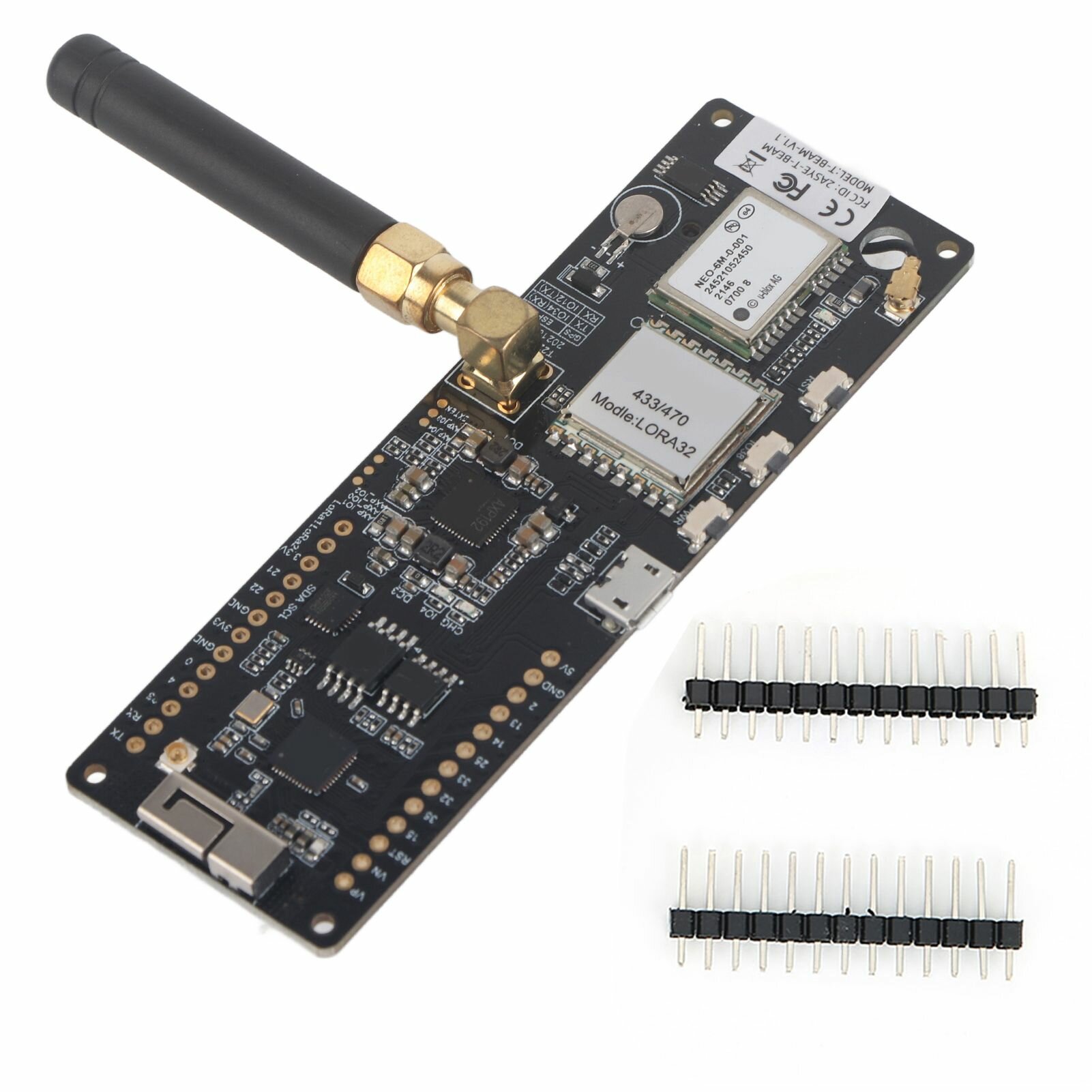 Плата LILYGO T-Beam ESP32 с LoRa 433 МГц и GPS