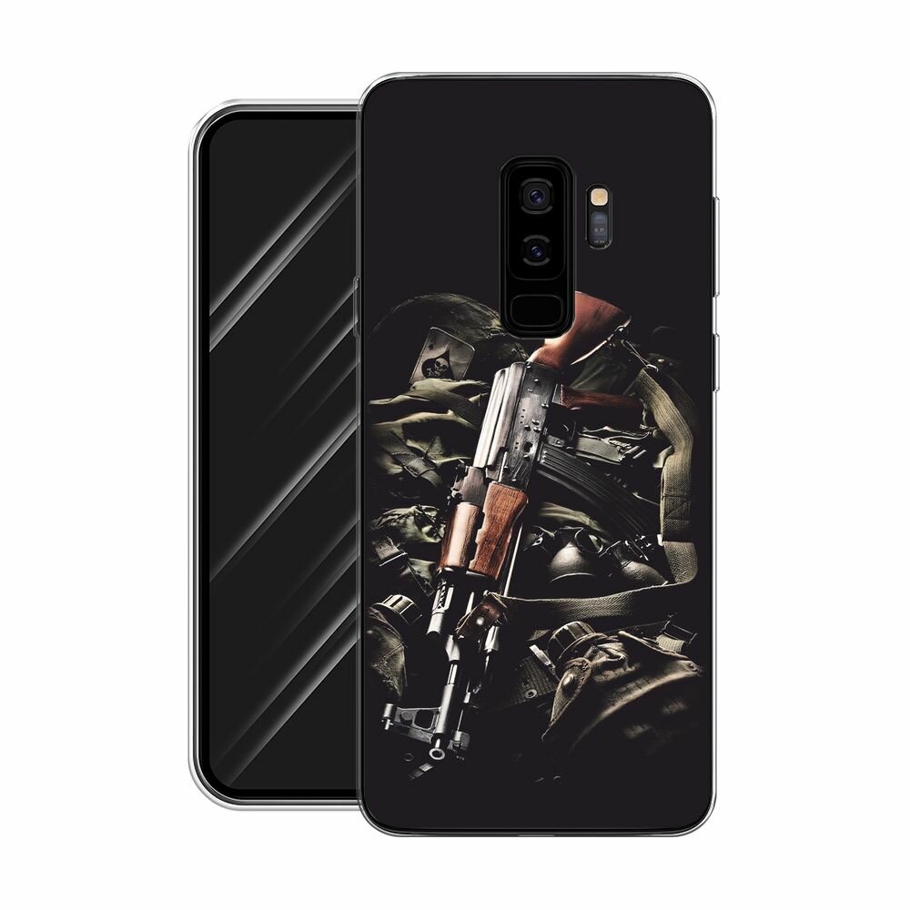 Чехол на Samsung Galaxy S9 + / Самсунг Галакси С9 Плюс с принтом "Автомат" — фото 1