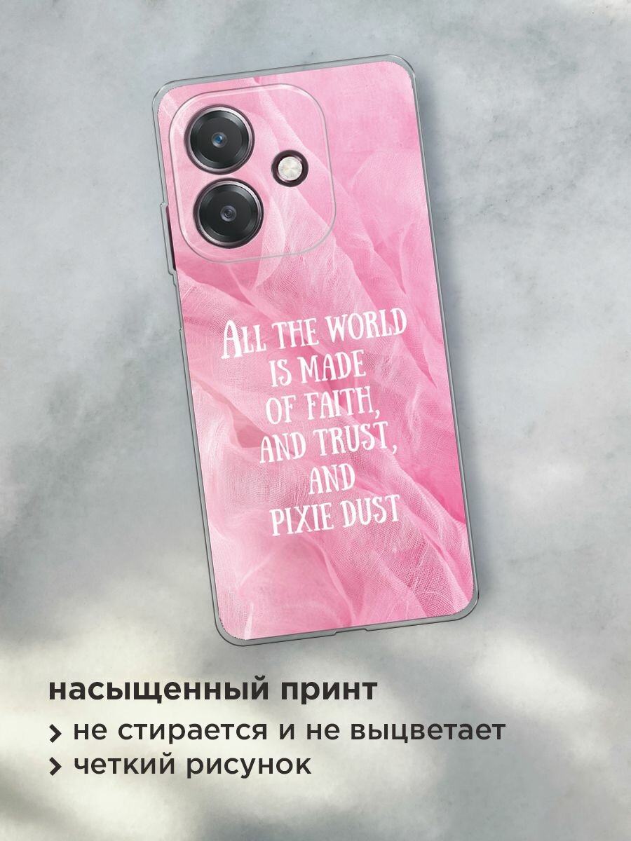 Чехол на Oppo A3/A3x / Оппо А3/A3x с принтом "Pixie dust - 8 марта" — фото 1