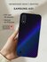 Чехол на Samsung Galaxy A01 / Самсунг Гэлакси А01 с принтом "Синий карбон"