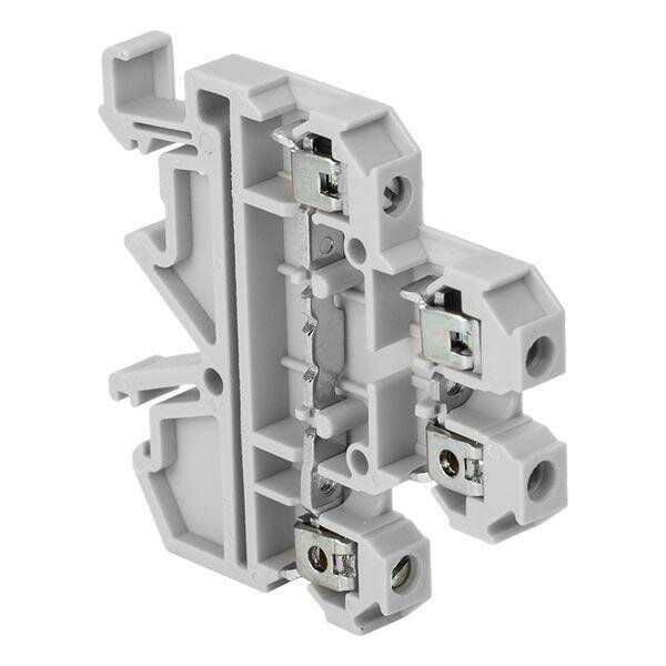 Клемма винтовая двухуровневая JXB 4 мм2 4 вывода серая EKF EKF plc-jxb-2-4/35gy