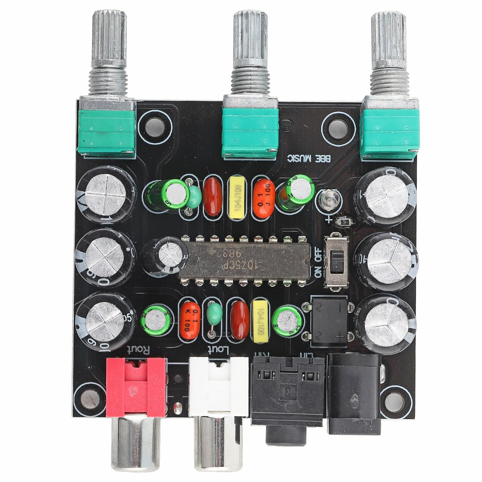 Плата предусилителя, 2-канальная, аудиомикшер HiFi для усилителя