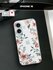 Чехол на Apple iPhone 16 / Айфон 16 с принтом "Нежная рамка из цветов", прозрачн...