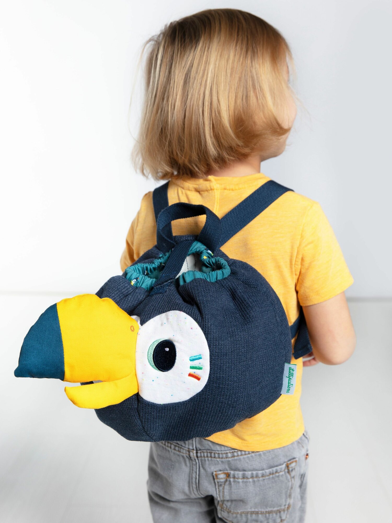 LILLIPUTIENS детский мягкий рюкзак "Тукан Пабло" с регулируемыми ремнями для детей от 2 лет