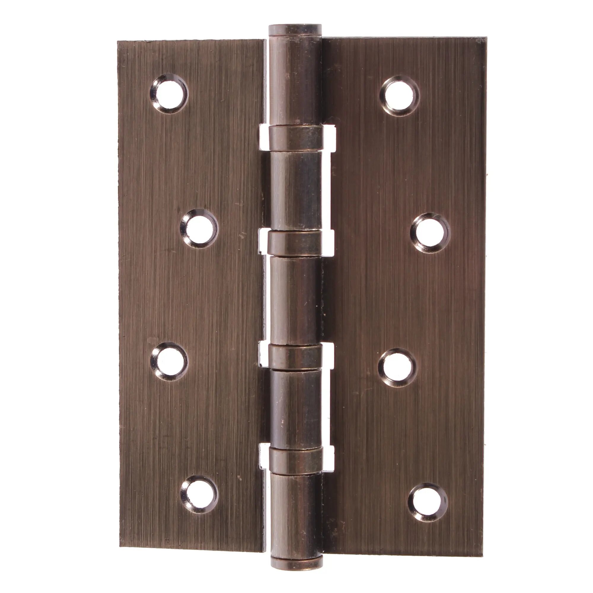 Петля универсальная 4B/P 100x70x2 мм из стали цвет античная бронза для дверей