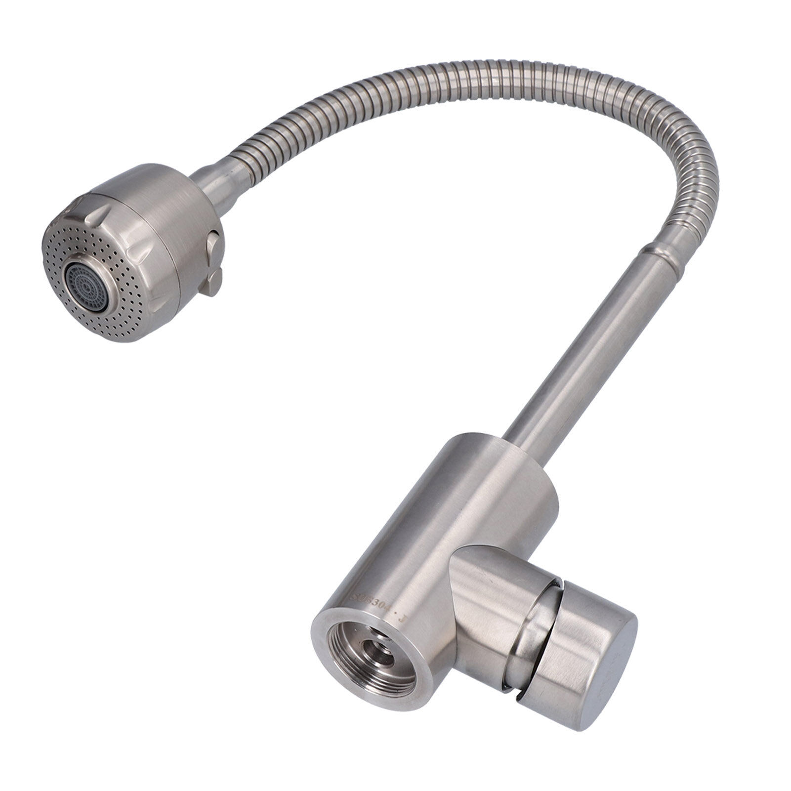 Универсальный смеситель для воды из нержавеющей стали, раковина для ванной комнаты, кран для горячей и холодной воды с 2 шестернями для домашней кухни