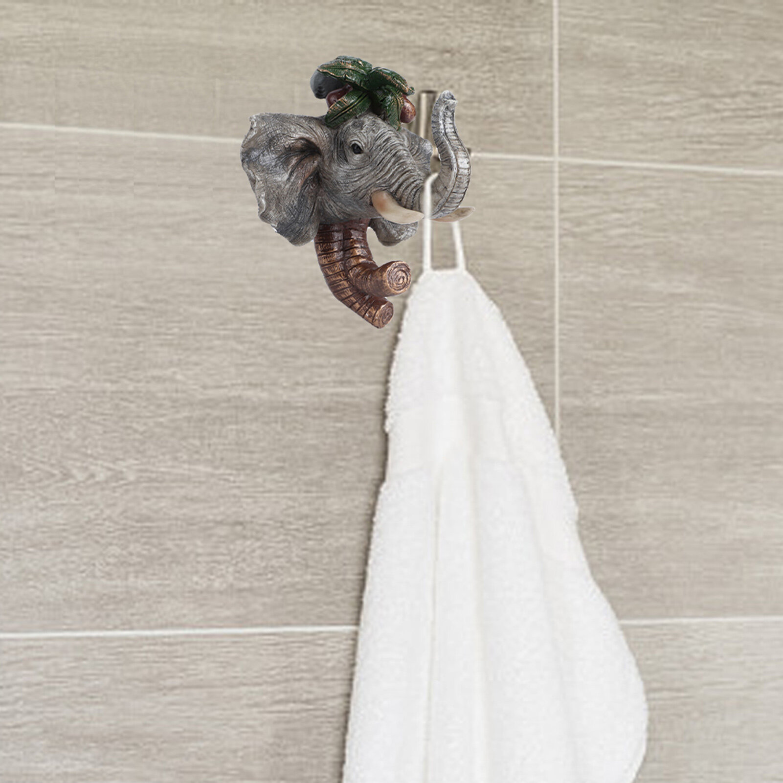 Уникальная форма животного из смолы, настенная шляпа, пальто, подвесной крючок, украшение для ванной комнаты в стиле ретро