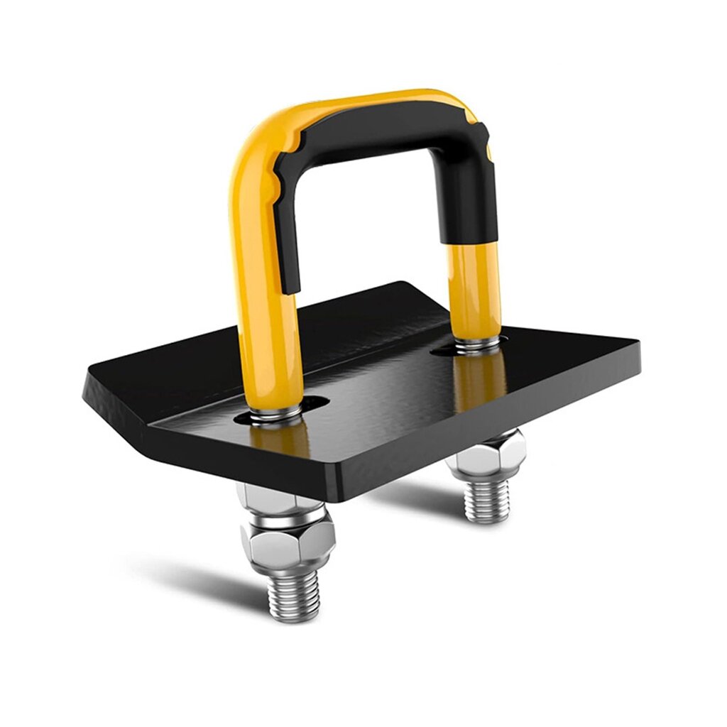 Крепление рычага прицепа с квадратным горловинным фиксатором модифицированный автомобильным прицепом стержень U-образной формы с зажимом-желтый и черный
