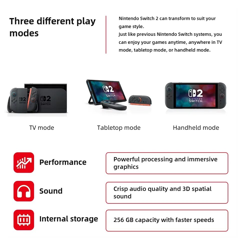 Nintendo Switch 2 256 ГБ Switch 2 Standard — фото 1
