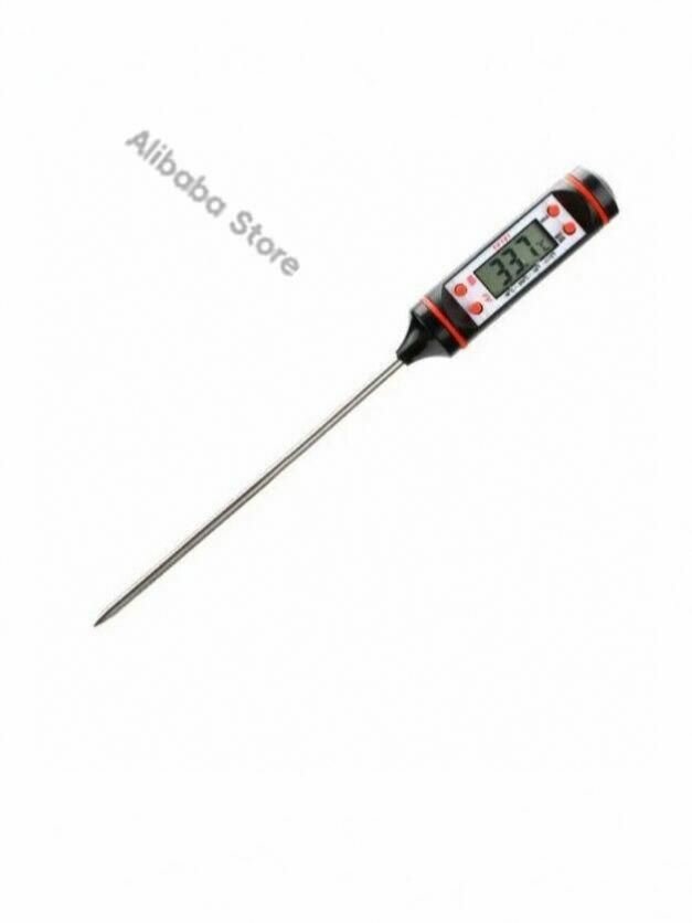 Термометр кулинарный с щупом, термощуп для воска и свечей, градусник для воды и мяса