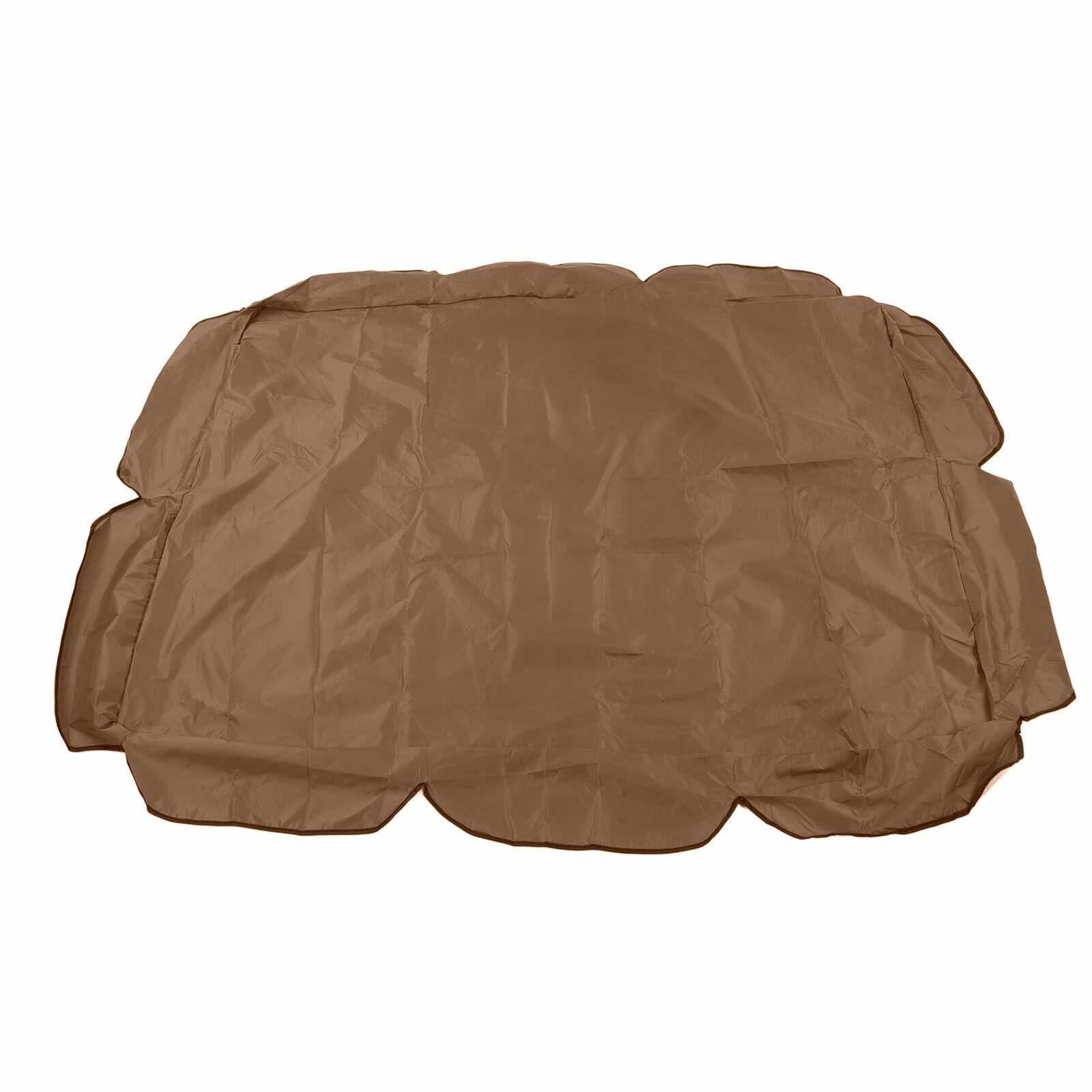 Качающийся навес из Оксфорда с серебряным покрытием 210D, водонепроницаемый, устойчивый к ультрафиолетовому излучению, для уличного стула во дворе, патио, 142x120x18 см, кофейный