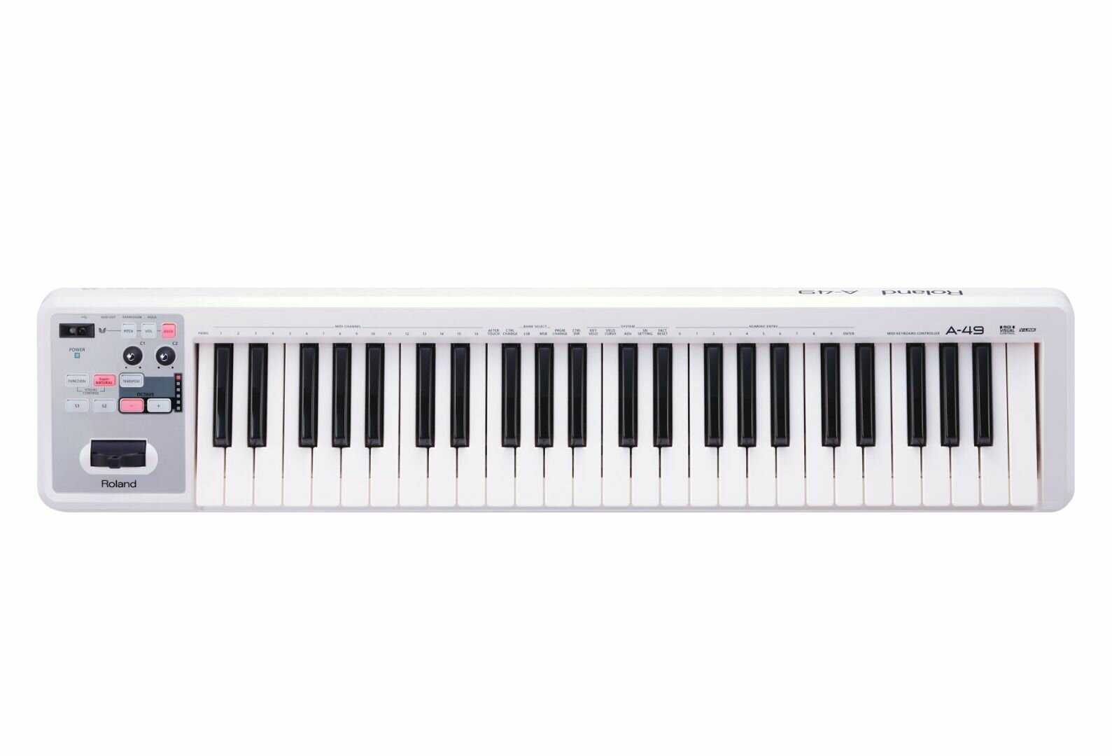 Противовес клавиатуры Roland A-49MIDI с контроллером датчика освещенности