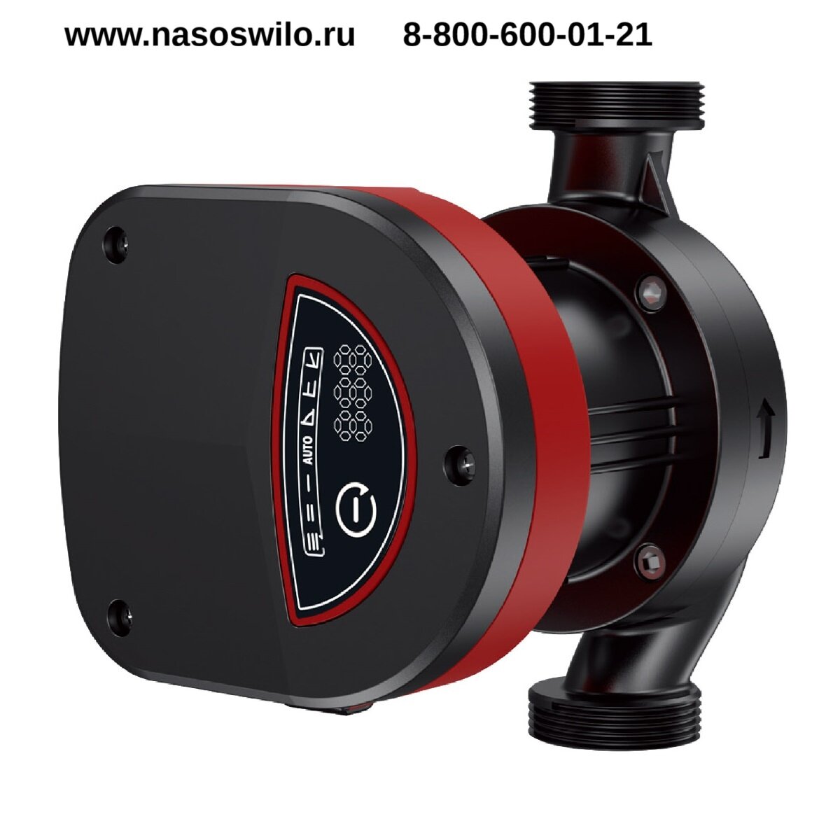 Насос циркуляционный PUMPMAN GRB32/8 с частотным управлением, 180мм, 120Вт, 8м, 7.5 м3/ч