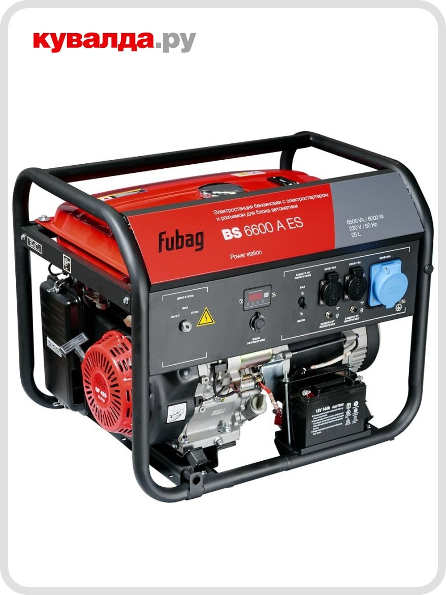 Генератор бензиновый FUBAG BS 6600 A ES с возможностью автоматизации