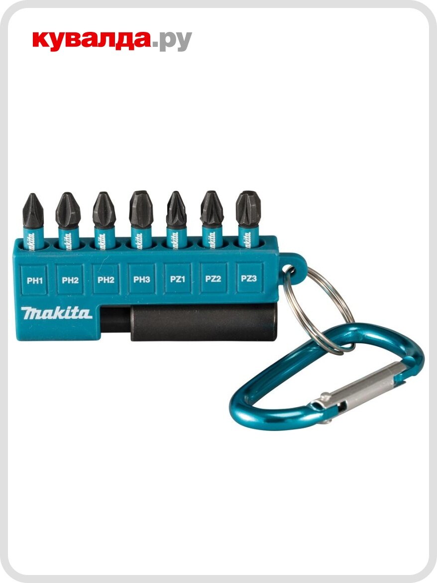 Набор бит MAKITA E-11994 Impact Black 25 мм 8 предметов