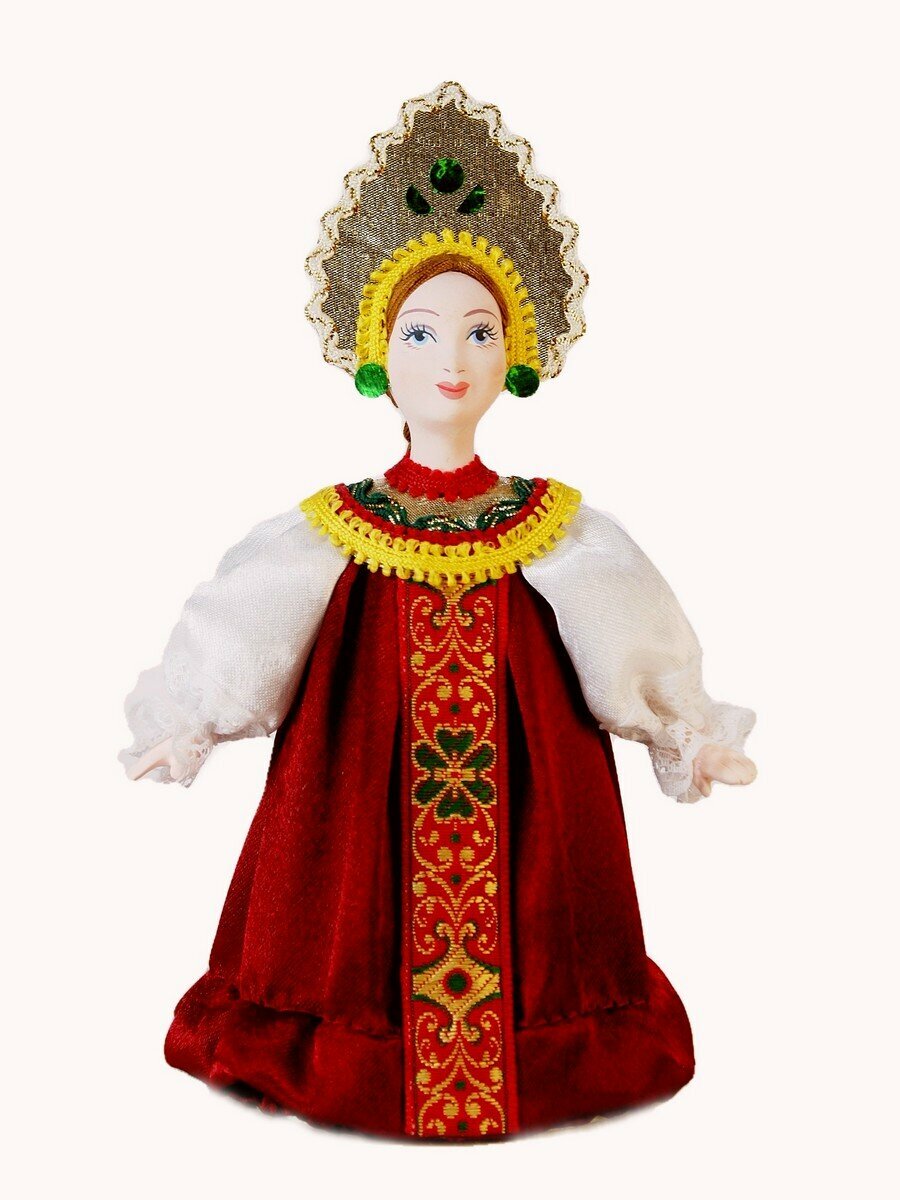 Кукла коллекционная в русском народном костюме