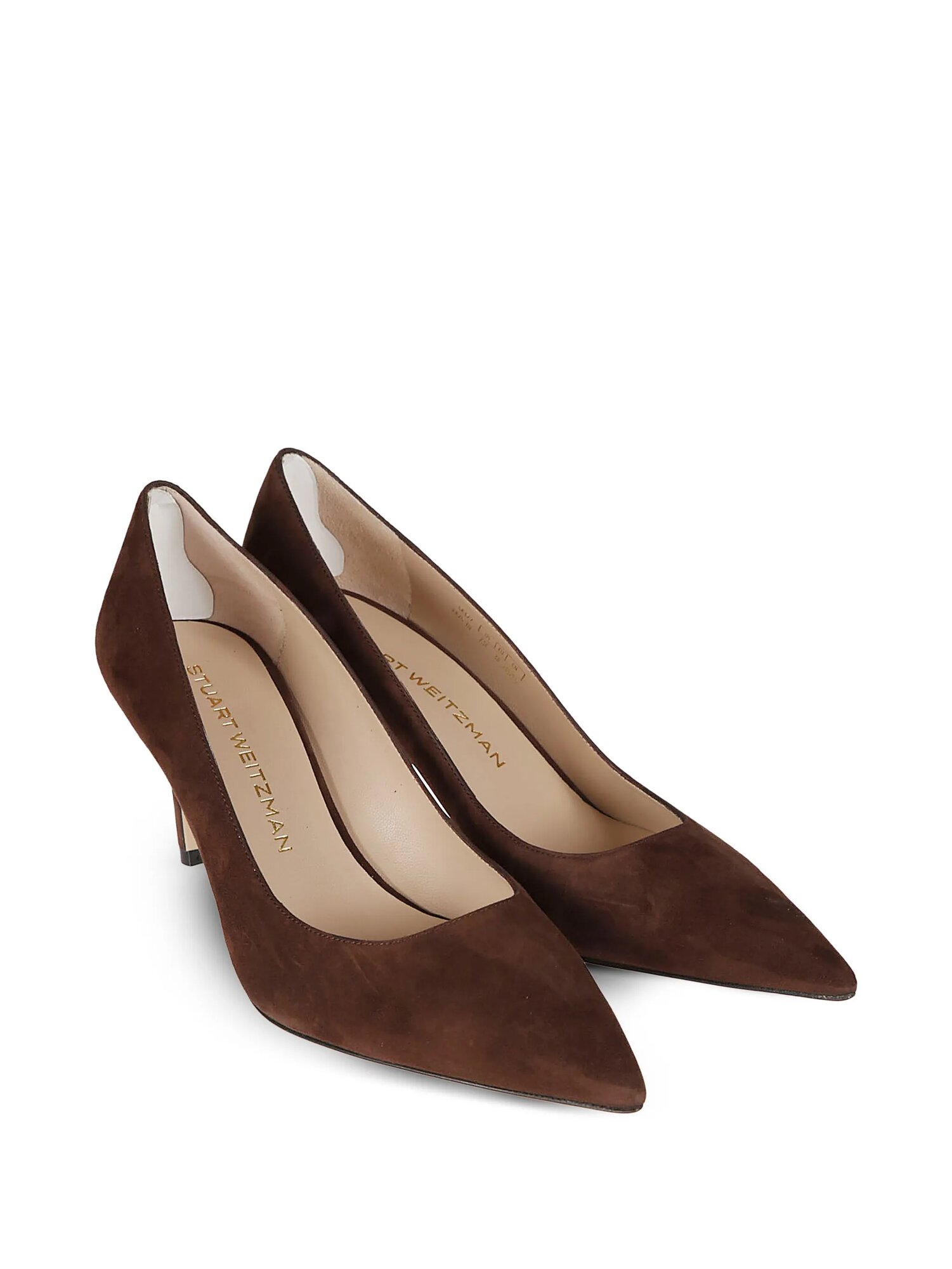 Туфли Stuart Weitzman Stuart Power 75, размер 39, brown — фото 1