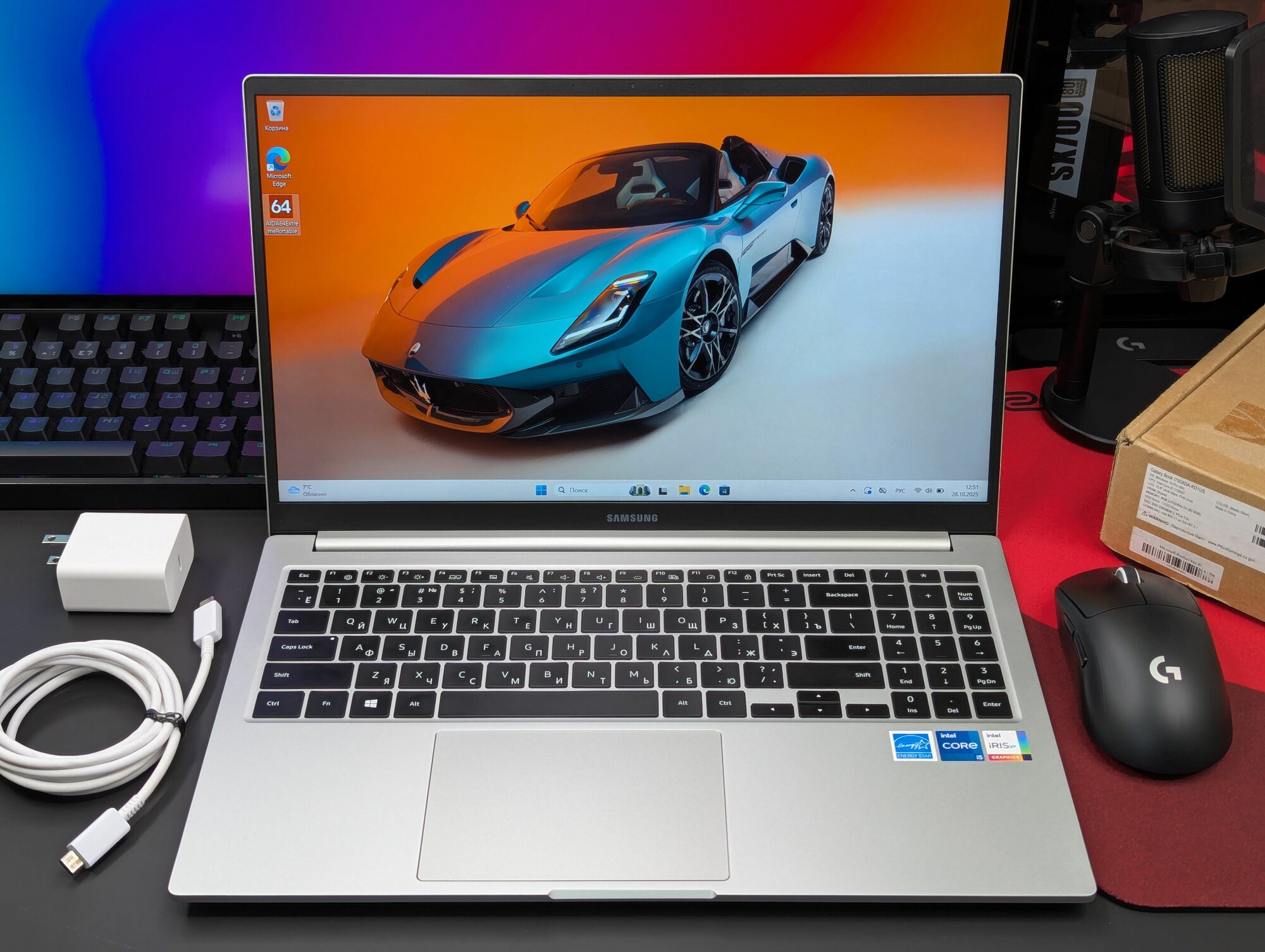 Ноутбук Samsung Galaxy Book NP750XDA-KD1US i5-1135G7 15.6" FHD IPS 60Hz