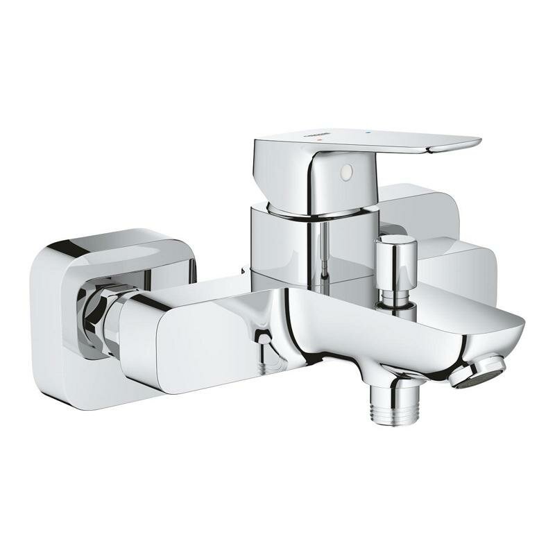 Смеситель для ванны Grohe Cubeo 1018130000 хром, рычажное управление, латунь