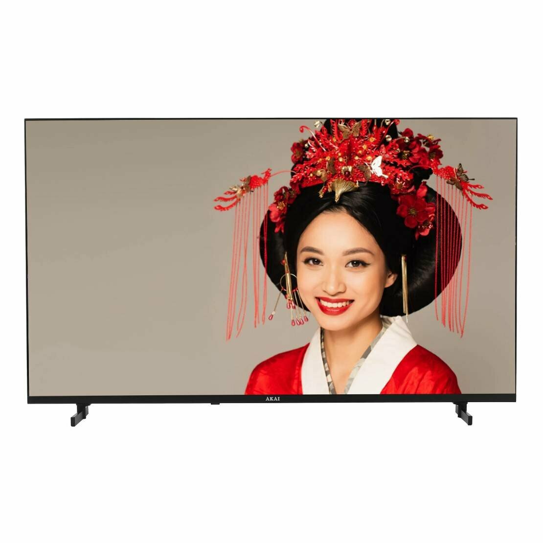 Телевизор 43" AKAI TA43BU500, 3840x2160 (UHD), 60 Гц, Smart TV, Wi-Fi, Bluetooth, черный