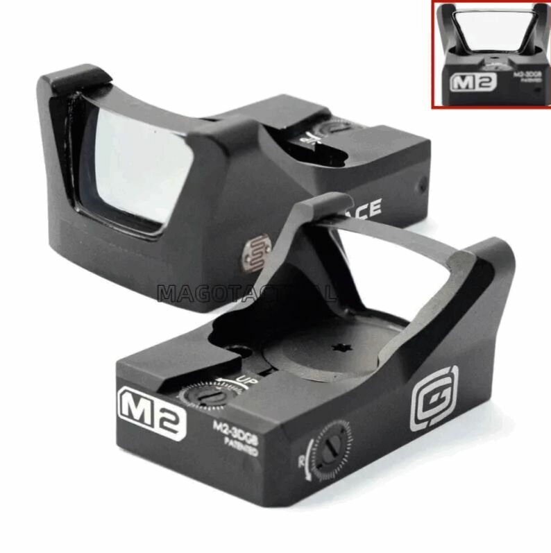 Коллиматорный прицел GRACE OPTICS M2 RMR на пистолет (Черный)
