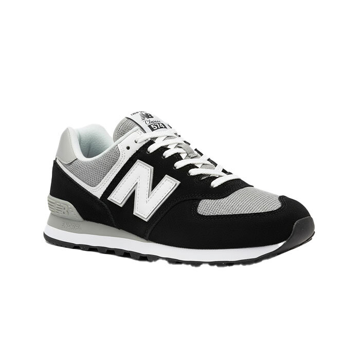 Кроссовки New Balance 574, полнота D, размер 10.5US, серо-белый — фото 1
