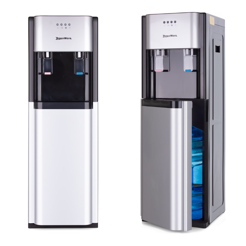 Кулер с нижней загрузкой бутыли Aqua Work 41-LDS. Нагрев м электронное охлаждение. Гарантия 24мес.